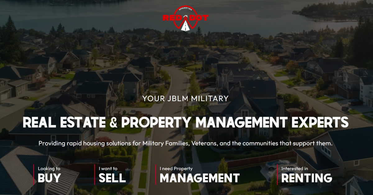 Operation Red Dot | Property Management & Housing Near JBLM
