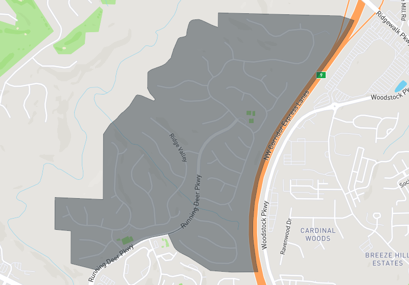 Deer Run Real Estate Guide Woodstock GA | Path & Post